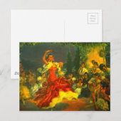 Flamenco Dancer Postcard | Zazzle