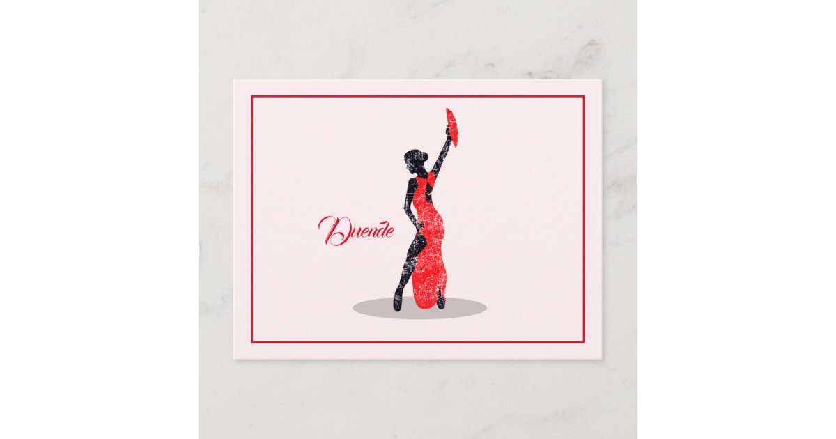Flamenco Dancer Postcard | Zazzle