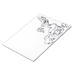 Flamenco dancer sketches notepad | Zazzle