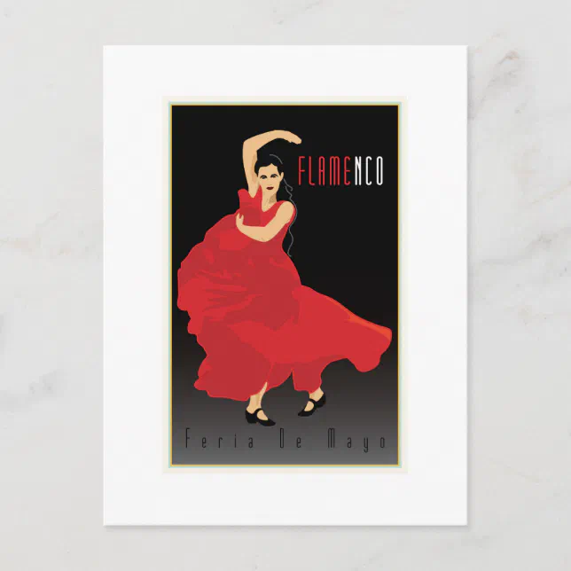 Flamenco Postcard | Zazzle
