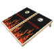 Flames Cool Inferno Fire Flame Cornhole Set | Zazzle