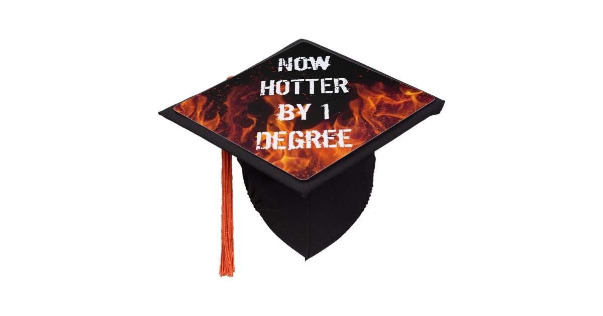 Flames Graduation Cap Topper | Zazzle