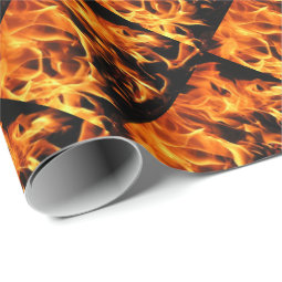flames wrapping paper | Zazzle