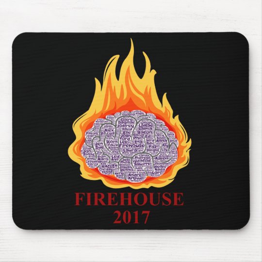 Flaming Brain Mouse Pad | Zazzle.com