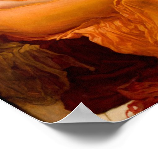 Flaming June Painting By Frederic Leighton Poster | Zazzle