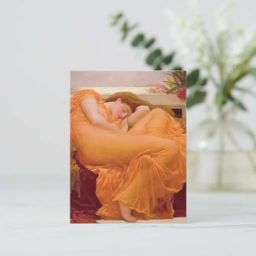 Flaming June Vintage Postcard | Zazzle