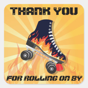 Roller Skate Stickers | Zazzle