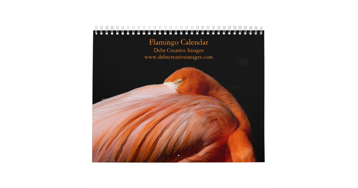 Flamingo 2024 calendar | Zazzle
