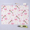 Flamingo Baby Shower Cute Tropical Tissue Paper | Zazzle