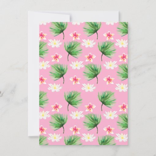 Flamingo Calligraphy Baby Shower Thank You Card | Zazzle