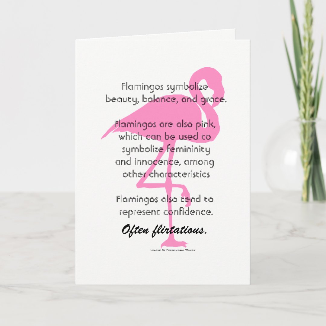 Flamingo Card | Zazzle
