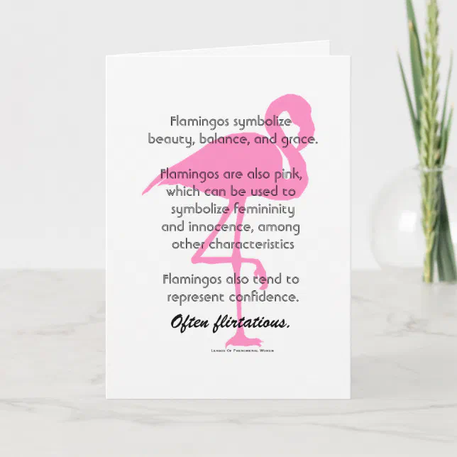 Flamingo Card | Zazzle