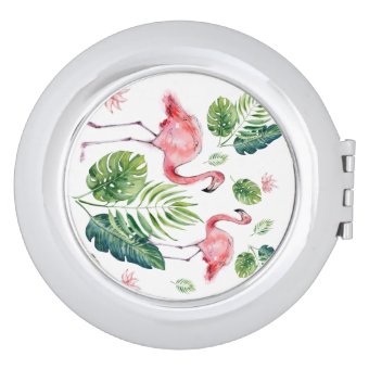 Flamingo Compact Mirror | Zazzle