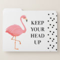 Flamingo Flare File Folders | Zazzle