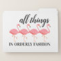 Flamingo Flare File Folders | Zazzle