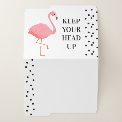 Flamingo Flare File Folders | Zazzle