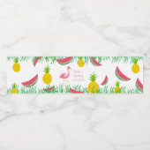 Flamingo Food and Beverage Label Set | Zazzle