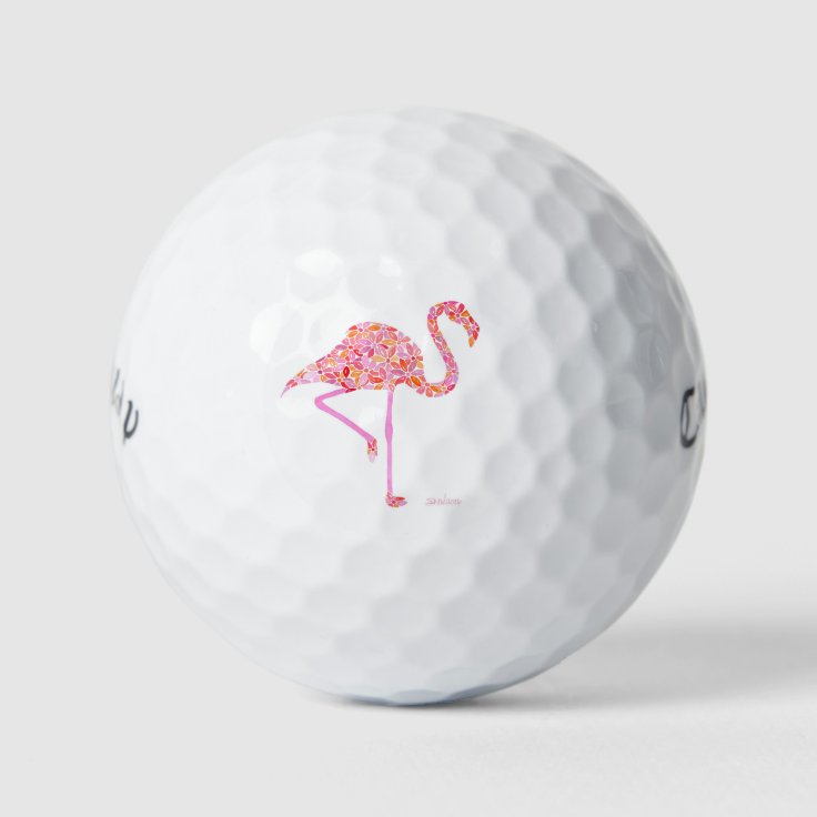 Flamingo Golf Balls | Zazzle
