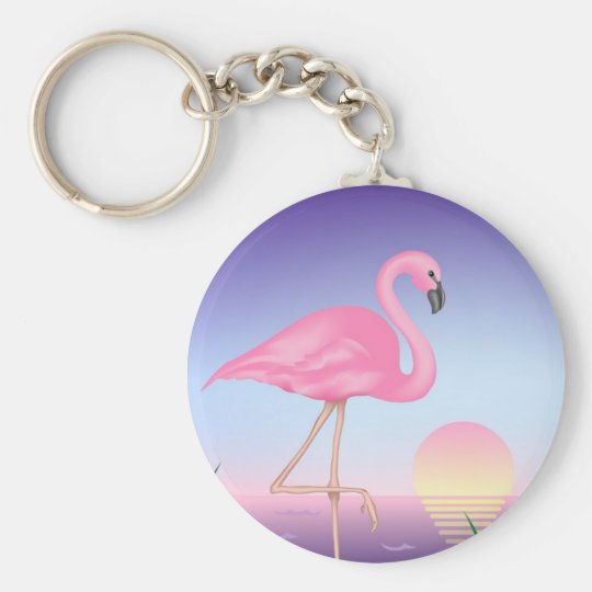 Flamingo Keychain | Zazzle.com