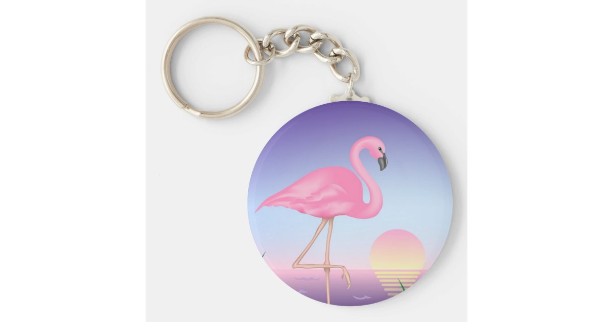 Flamingo Keychain | Zazzle.com