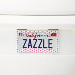 Flamingo License Plate Frame | Zazzle
