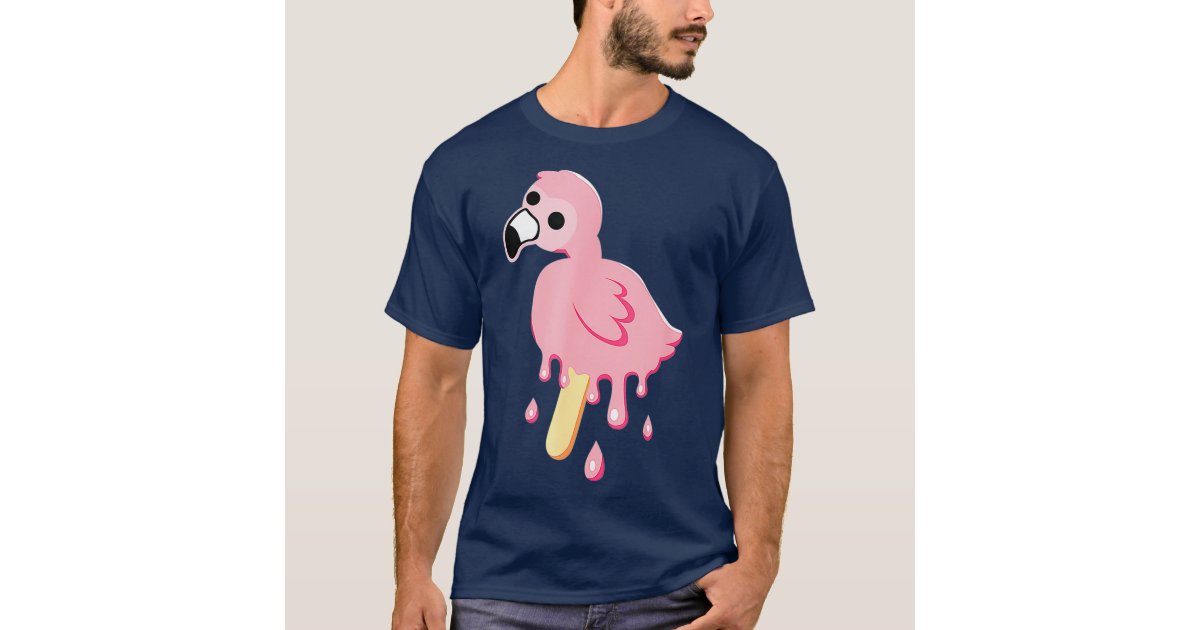 Flamingo Merch mrflimflam Bird Popsicle T-Shirt | Zazzle