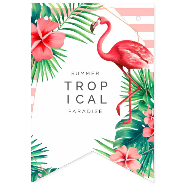 flamingo party flags | Zazzle