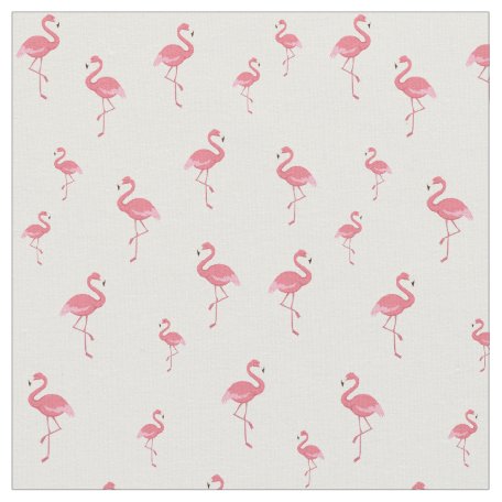 Flamingo Party Fabric | Zazzle