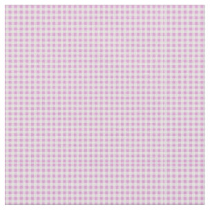 Pastel Purple Gingham Pattern Fabric | Zazzle