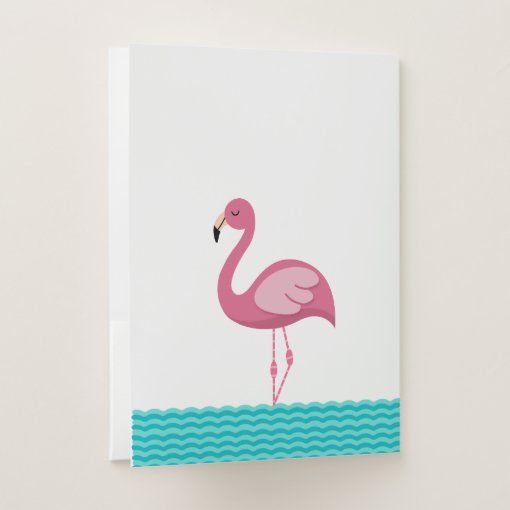 Flamingo Pocket Folder | Zazzle