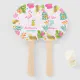 Flamingo Pool Party Hand Fan Flamingo Party Favor | Zazzle