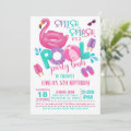 Flamingo Pool Party Invitation | Zazzle
