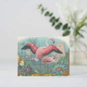 Flamingo Postcard | Zazzle