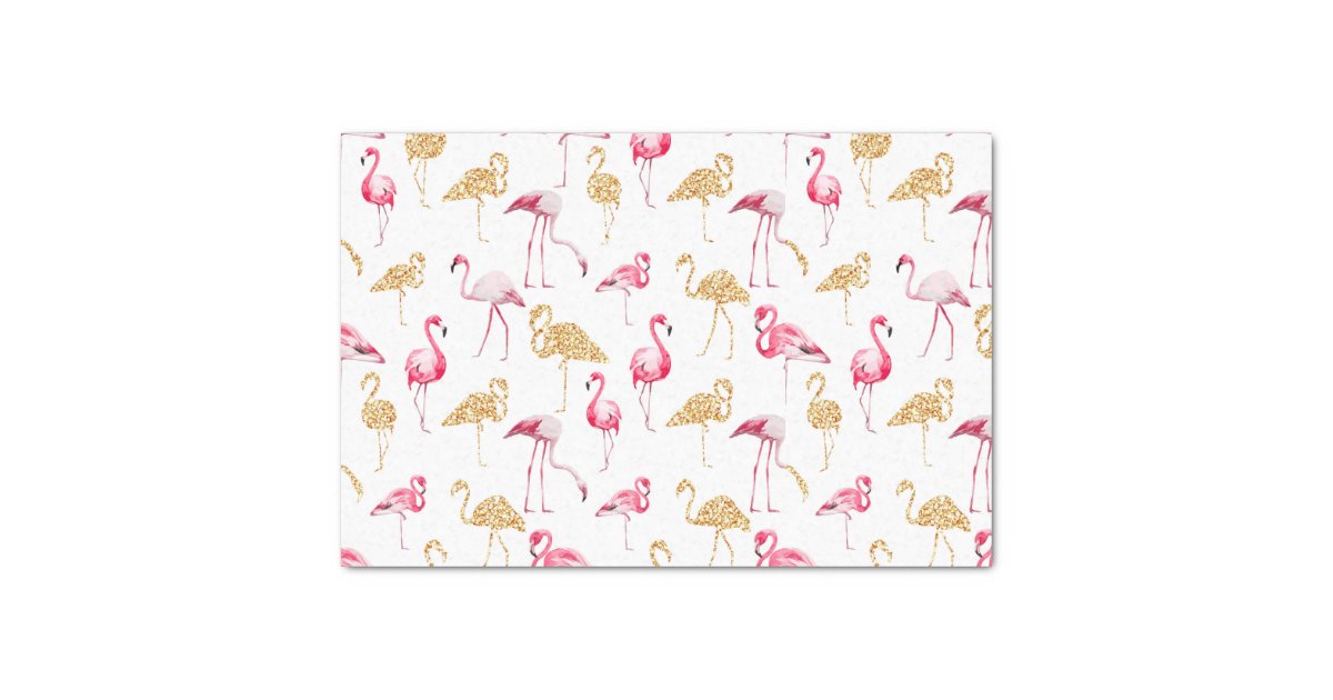Flamingo Print. Tissue Paper | Zazzle