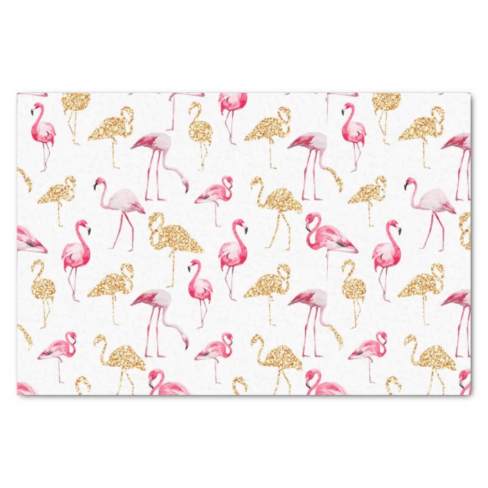 Flamingo Print. Tissue Paper | Zazzle.com