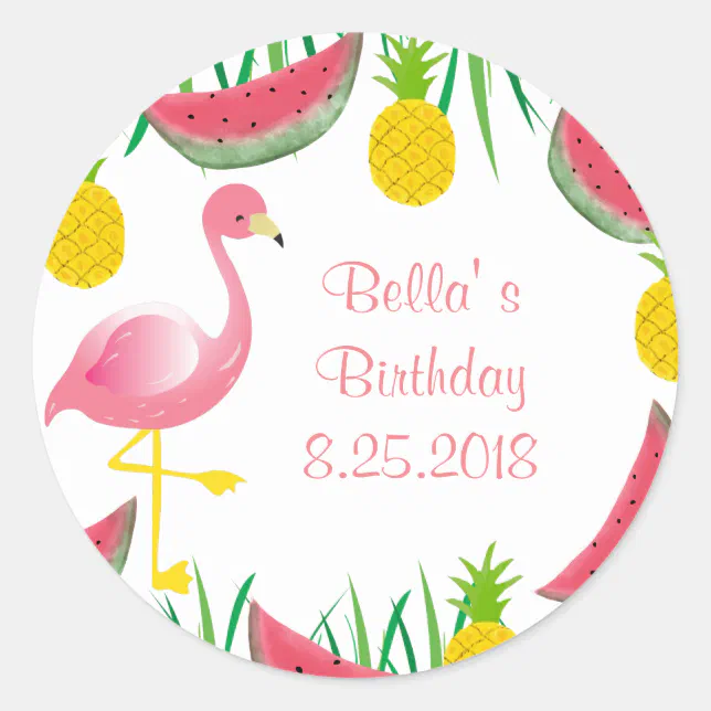 Flamingo Stickers | Zazzle