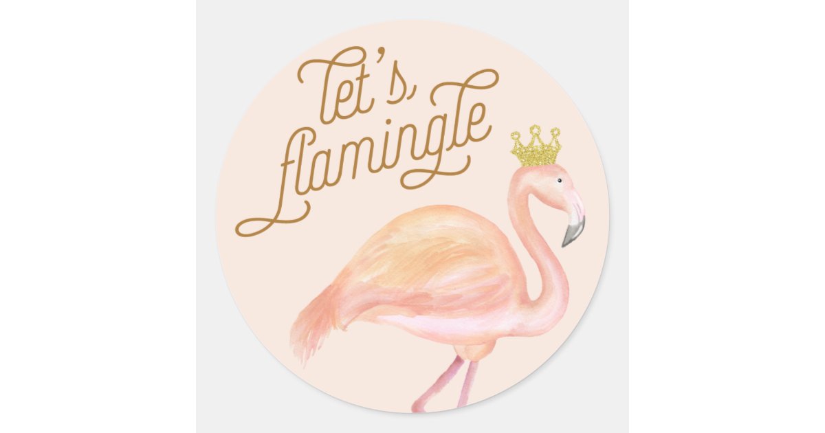 FLAMINGO stickers | Zazzle