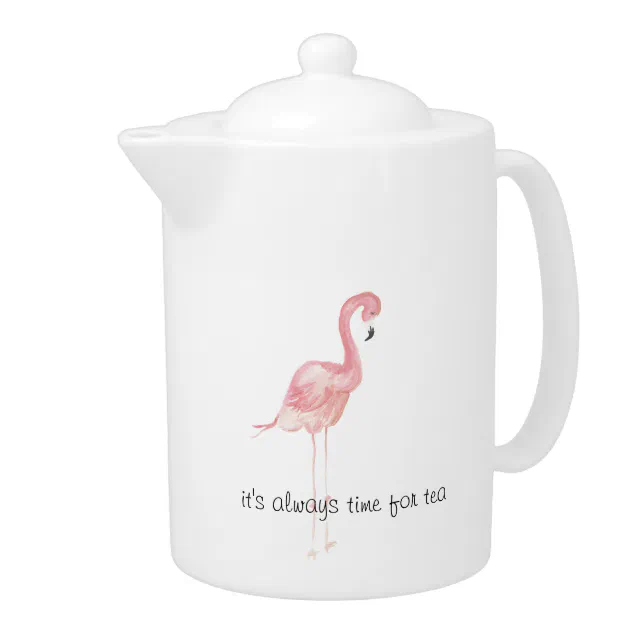 Flamingo Teapot Alice in Wonderland Tea Party | Zazzle