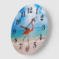 Flamingo Wall Clock | Zazzle