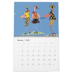Flamingos Calendar | Zazzle