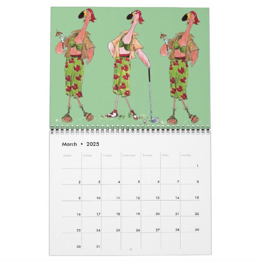 Flamingos Calendar | Zazzle