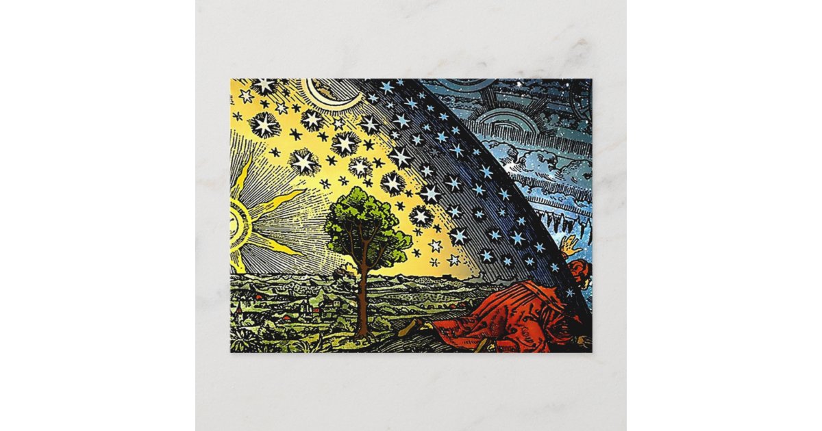 Flammarion Engraving Postcard | Zazzle