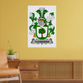 Flanagan Family Crest Poster | Zazzle