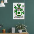 Flanagan Family Crest Poster | Zazzle