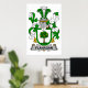 Flanagan Family Crest Poster | Zazzle