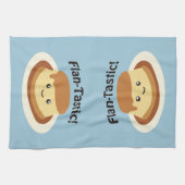 Flantastic! Cute flan Kitchen Towel | Zazzle