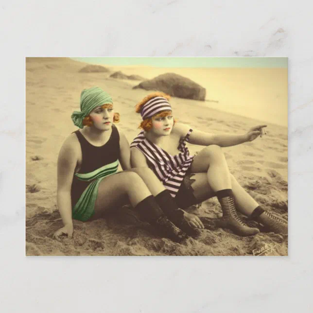 Flapper Bathing Beauties Postcard | Zazzle