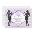 Flapper Birthday Party Invitation | Zazzle