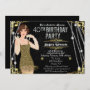 Flapper Girl Birthday Invitation | Zazzle