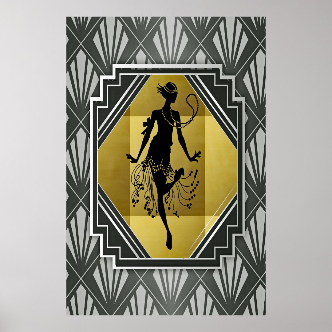 flapper girl poster | Zazzle